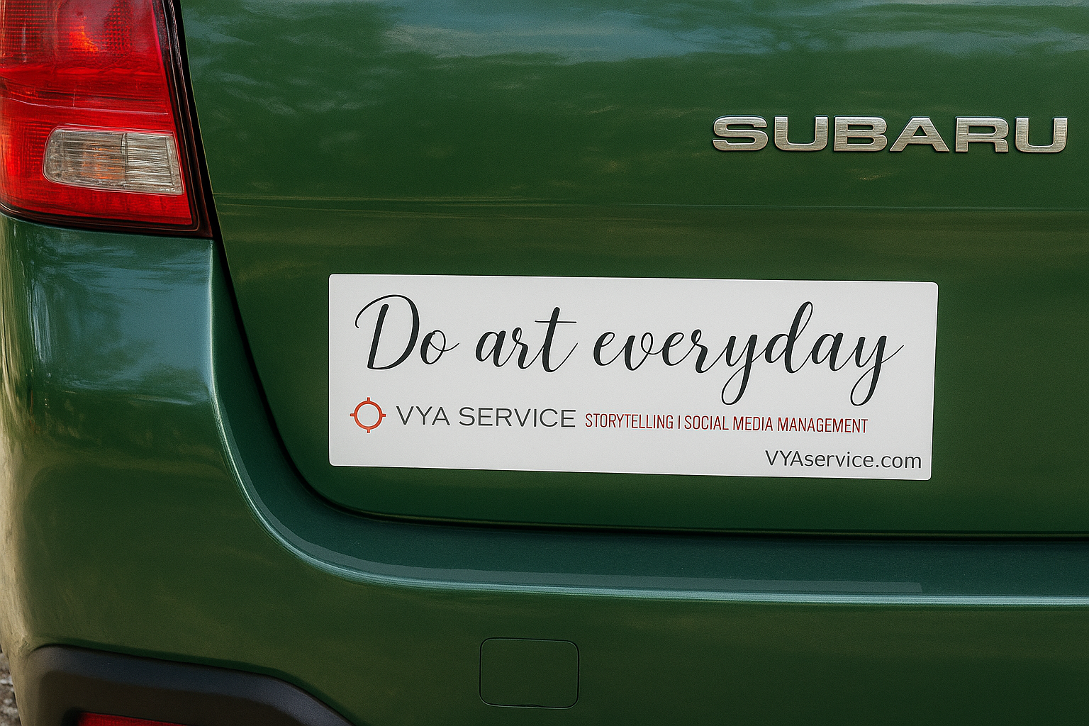 Do Art Everyday Bumper Sticker-for Creatives – Radically Fierce